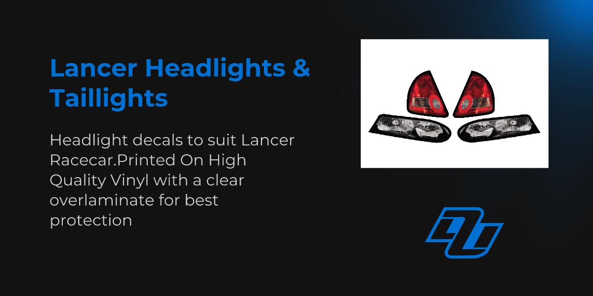 Lancer Headlights & Taillights - Down Under Graphics
