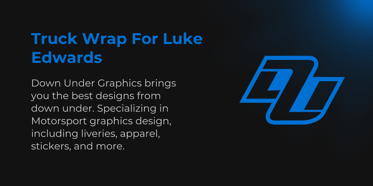 Truck Wrap For Luke Edwards